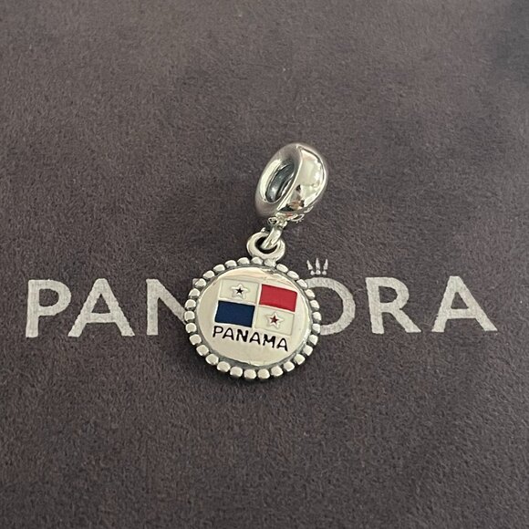 Pandora | Jewelry | Pandora Panama Flag Exclusive Charm | Poshmark
